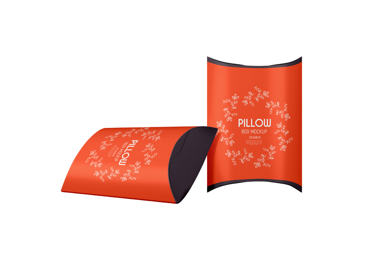 Custom Pillow Boxes with Logo Printing - No MOQs, Free Shipping